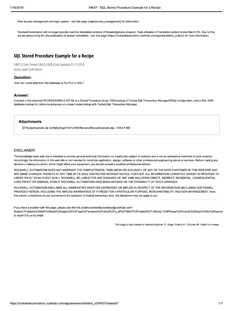 SQL Stored Procedure Example | PDF | Databases | Data Management Software