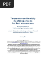 Temperature Mapping Guidelines for Pharma | PDF | Refrigeration | Warehouse