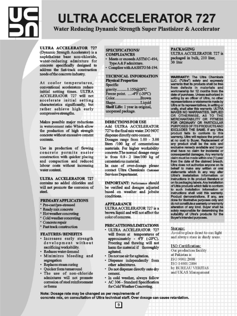 Ultra Accelerator 727 | PDF