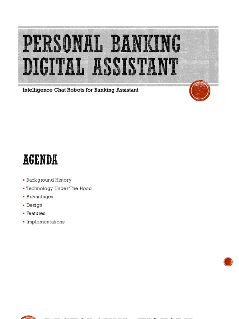Personal Banking Digital Assistant | PDF | Computers