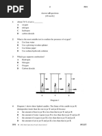 Form 1 Science Exam Paper Answers | PDF | Combustion | Chemical Substances