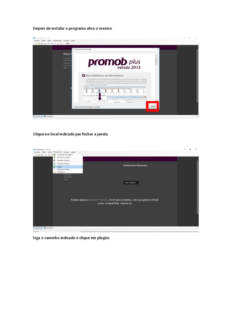 Tutorial Ativação Do Promob Cut | PDF