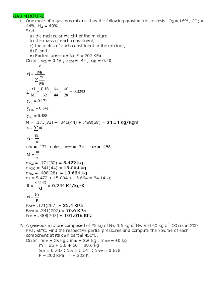 Sample Problems Combustion | PDF | Combustion | Chemical Process ...