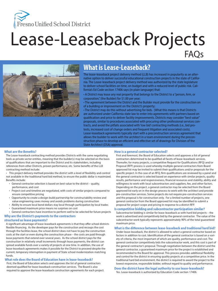Understanding Lease-Leaseback: An In-Depth Look at Benefits, Process ...