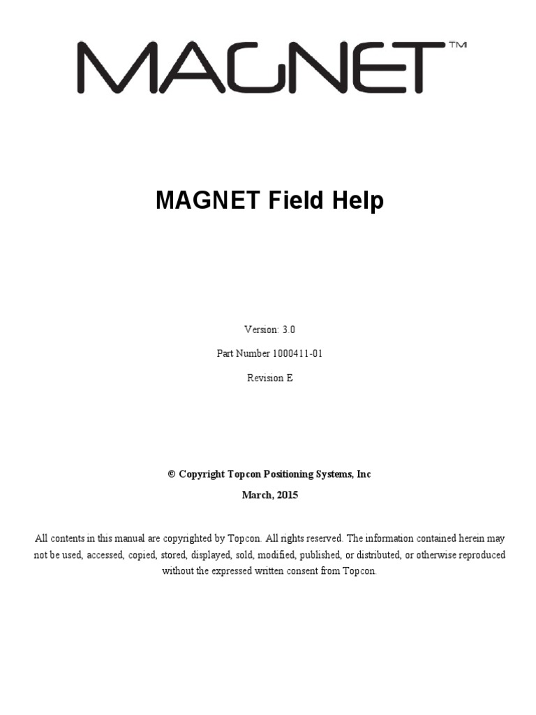 Magnet Field v300 Help Manual en PDF | PDF | License | Trademark