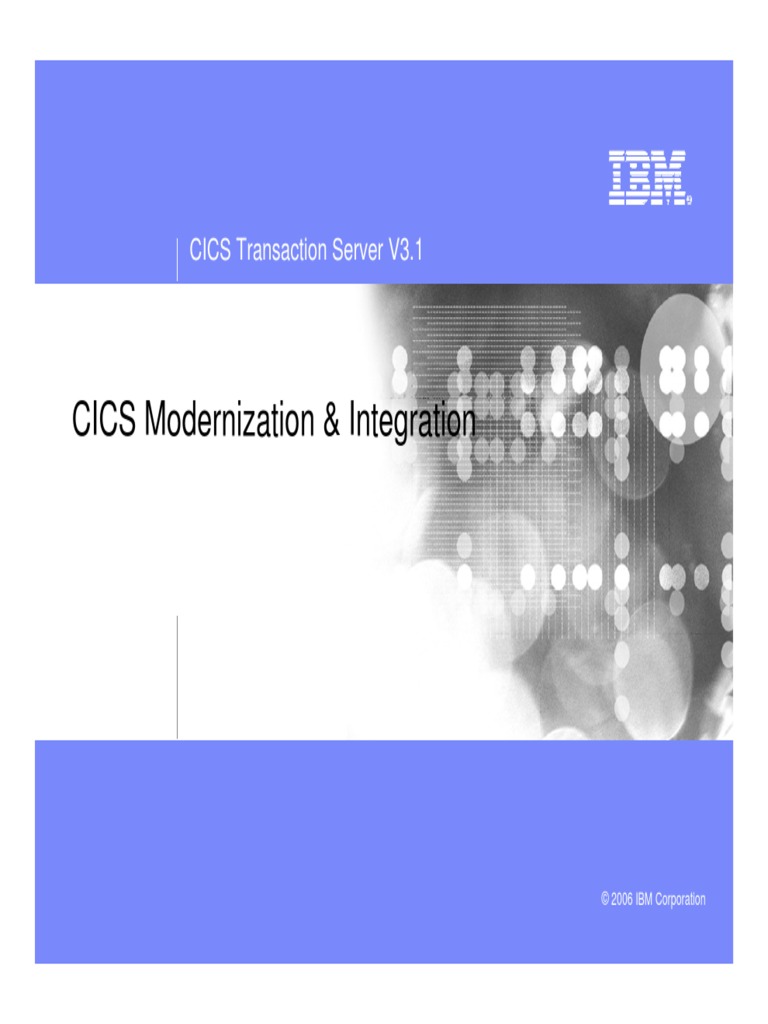 CICS Concepts and Faclities | PDF | Enterprise Java Beans | Application ...