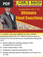 "PROF - ED Bullets LET Reviewer | PDF | Psychology | Behavioural Sciences