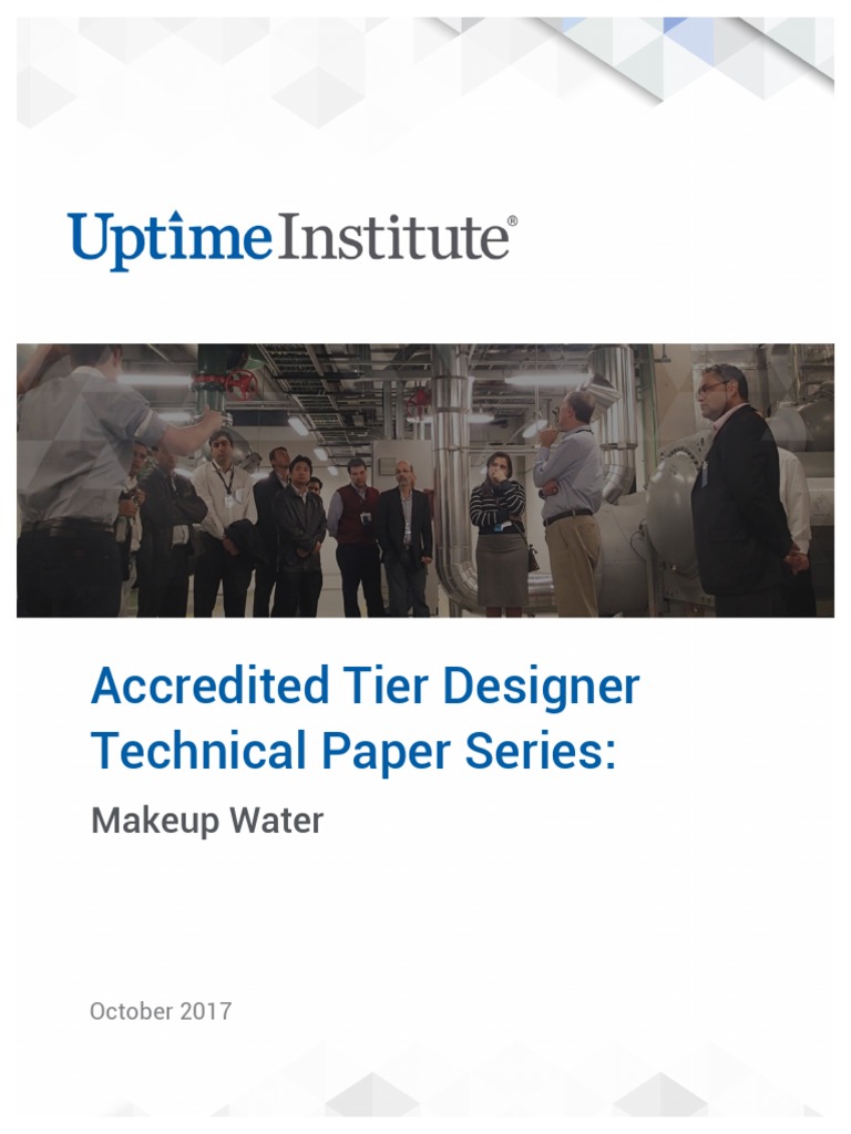 2017 - Accredited Tier Design Technical Paper Series - Makeup Water ...