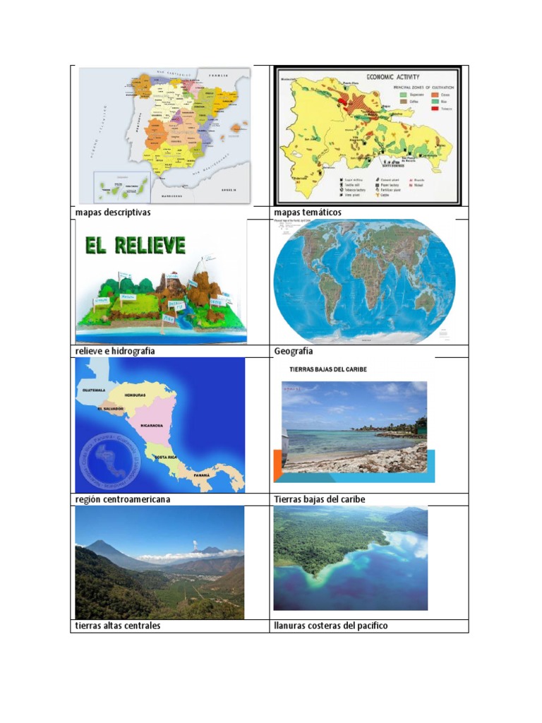 Mapas Descriptivas | PDF | Earth Sciences | Geografía