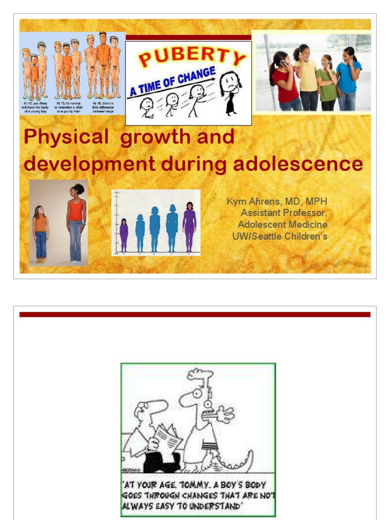 Physical Growth and Development During Adolescence | PDF | Puberty ...