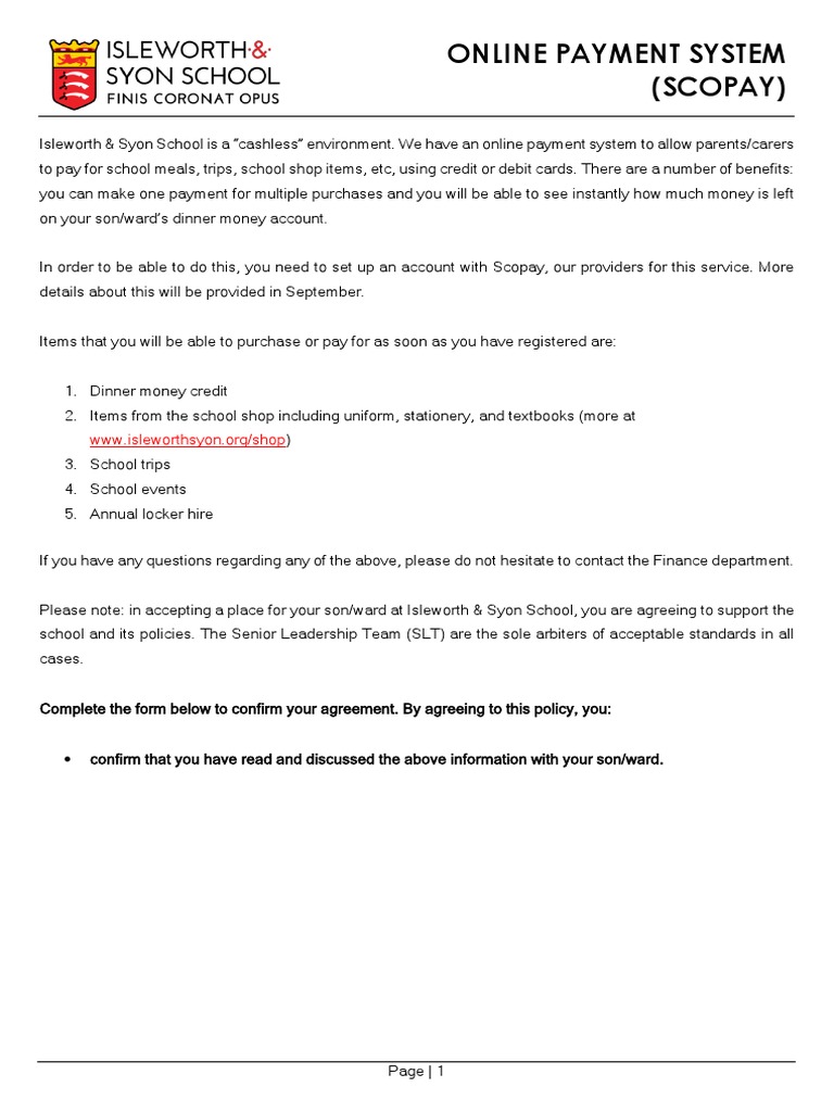 Online Payment System (Scopay) | PDF