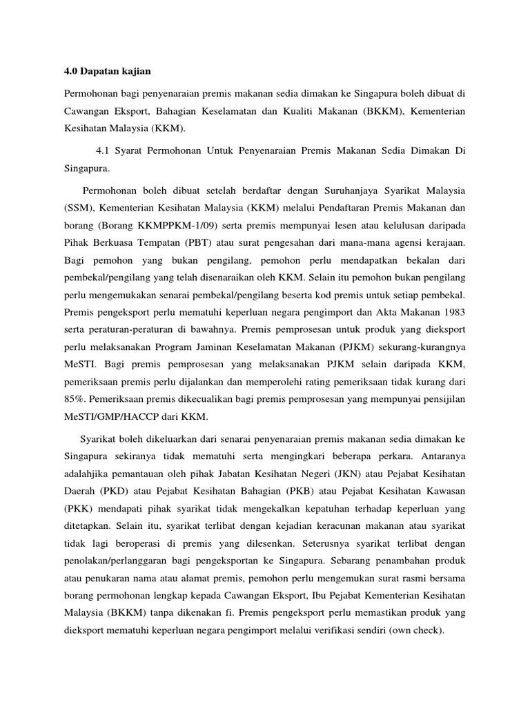 Contoh Dapatan Kajian | PDF