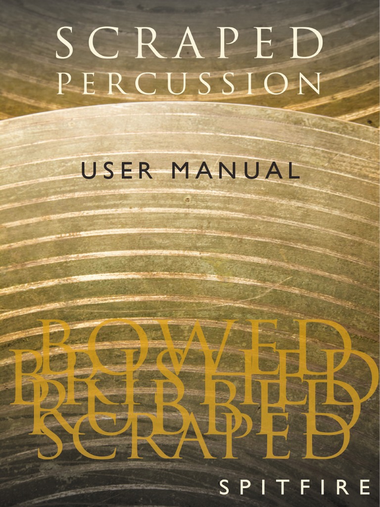 Spitfire Audio - Slideblast - Com - Scraped-Percussion ...