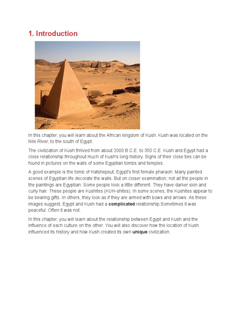 Kingdom of Kush Reading | PDF | Ancient Egypt