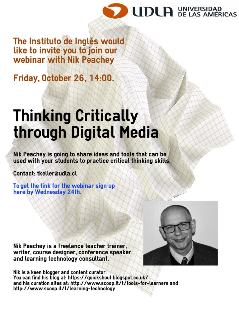 Nik Peachey Webinar - With Link | PDF | World Wide Web | Internet & Web