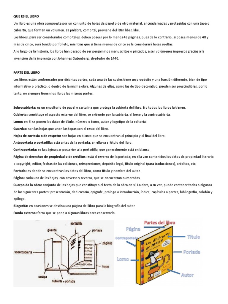 Que Es El Libro | PDF | Diccionario | Libros
