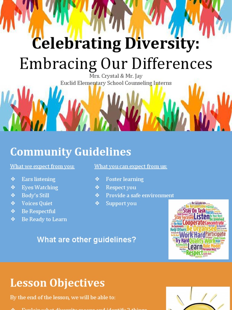 Celebrating Diversity:: Embracing Our Differences | PDF | Racism ...