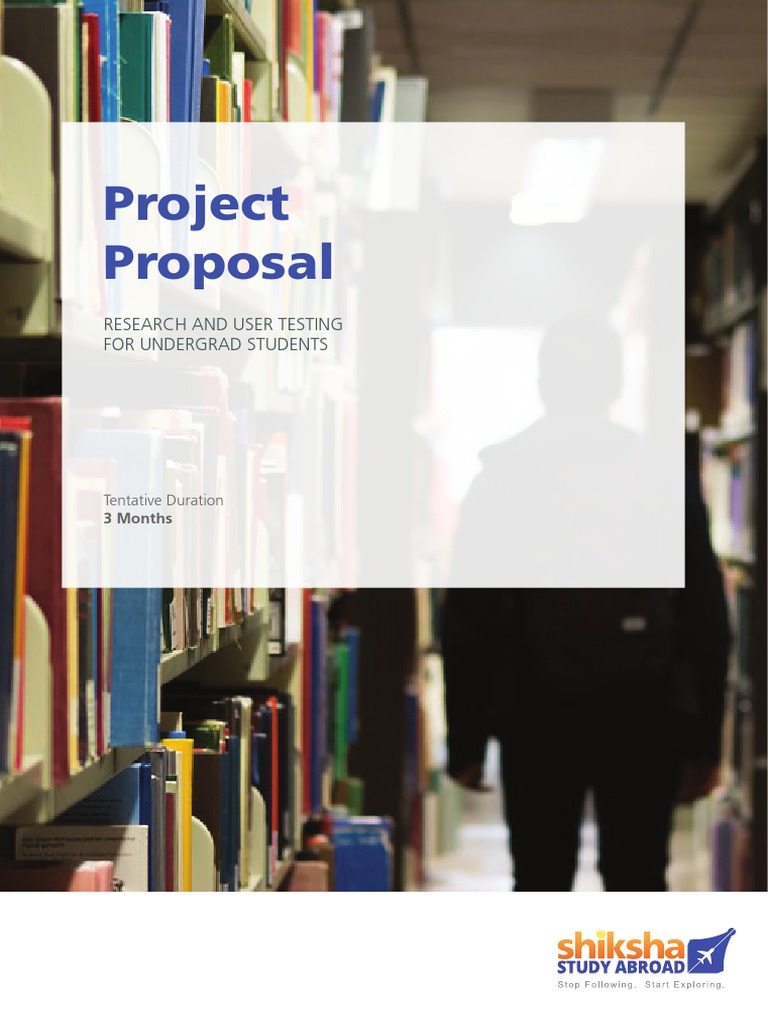 Project Proposal | PDF | Qualitative Research | Target Audience