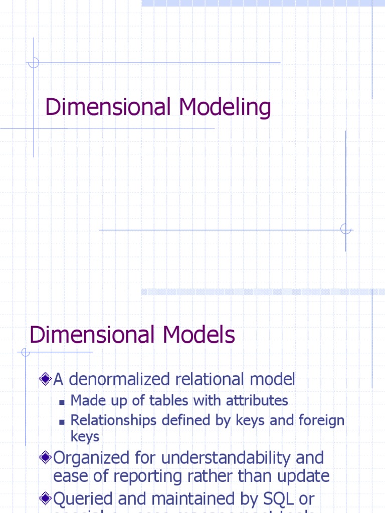Dimensional Modeling for Data Warehousing | PDF | Data Warehouse | Relational Database