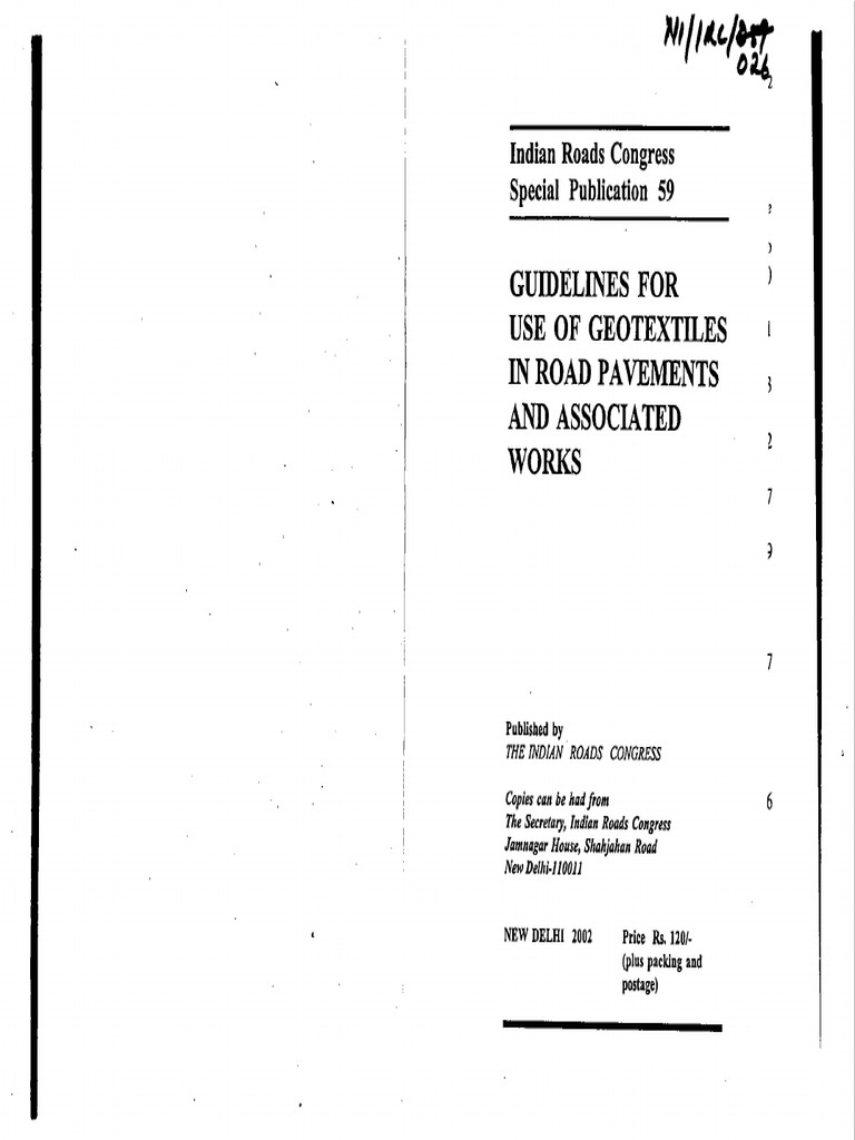 Irc SP 59 2002 PDF | PDF