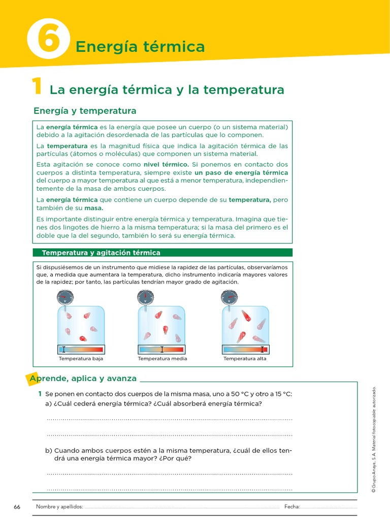 Energia Térmica | PDF | Fahrenheit | Celsius