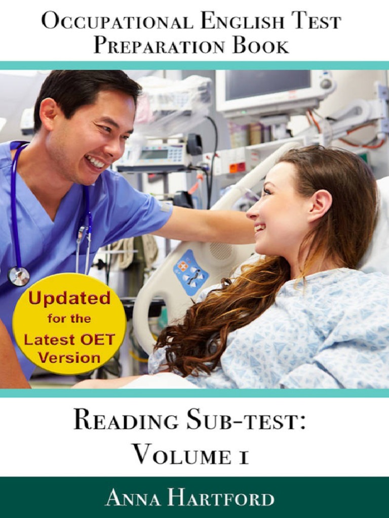 OET Preparation Book Reading Sub Test Volume 1 Anna Hartford | PDF ...