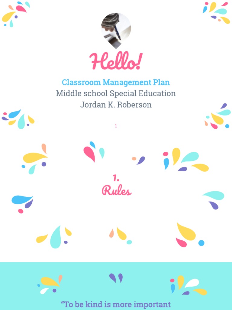 Hello!: Classroom Management Plan | PDF | Homework | Education Theory