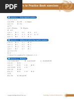Answers Cambridge Checkpoint Mathematics Practicebook 8 | PDF | Mean | Rectangle