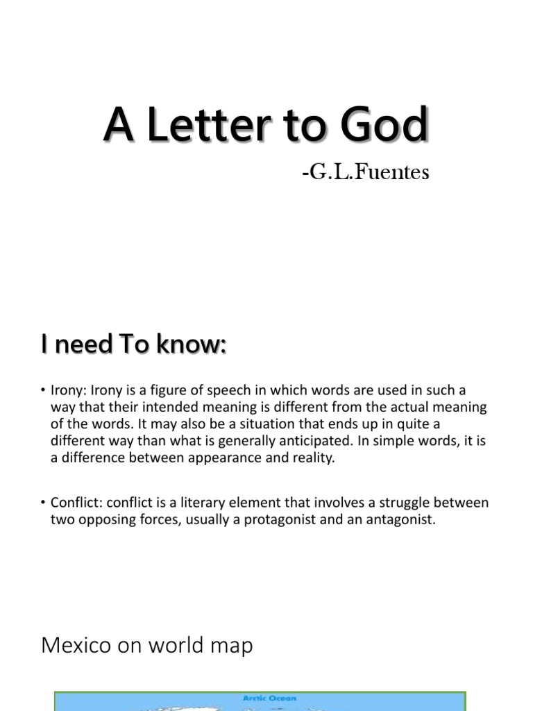 A Letter To God | PDF