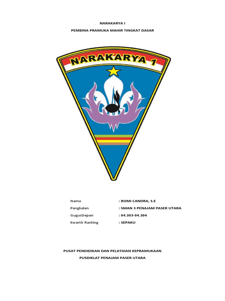 Masa Narakarya I: Laporan Kegiatan dan Pengembangan Kompetensi Pembina Pramuka Mahir Tingkat ...
