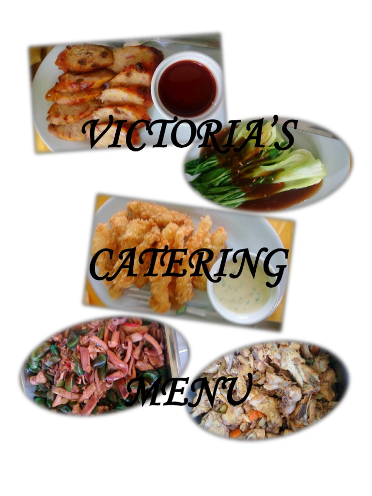 Victoria'S Catering Menu | PDF