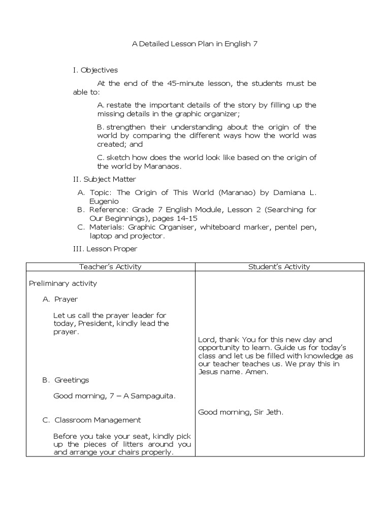 LESSON PLAN IN IMS (edited).docx | Heaven | Lesson Plan