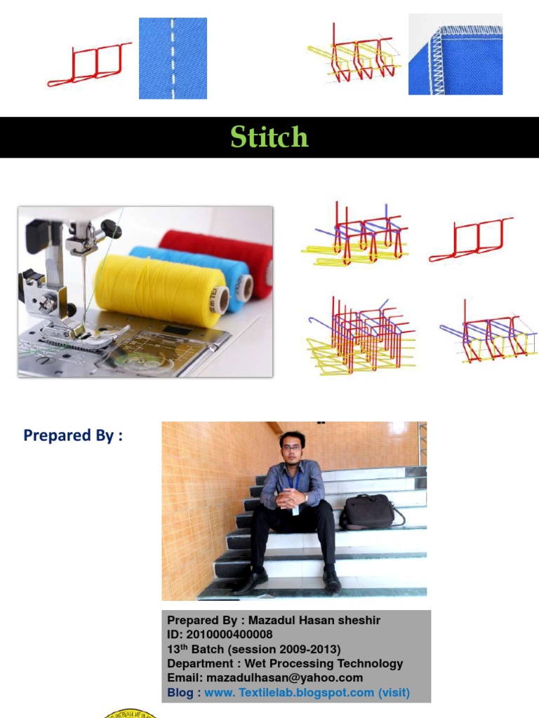 Stitch 140503091259 Phpapp01 | PDF | Seam (Sewing) | Textiles