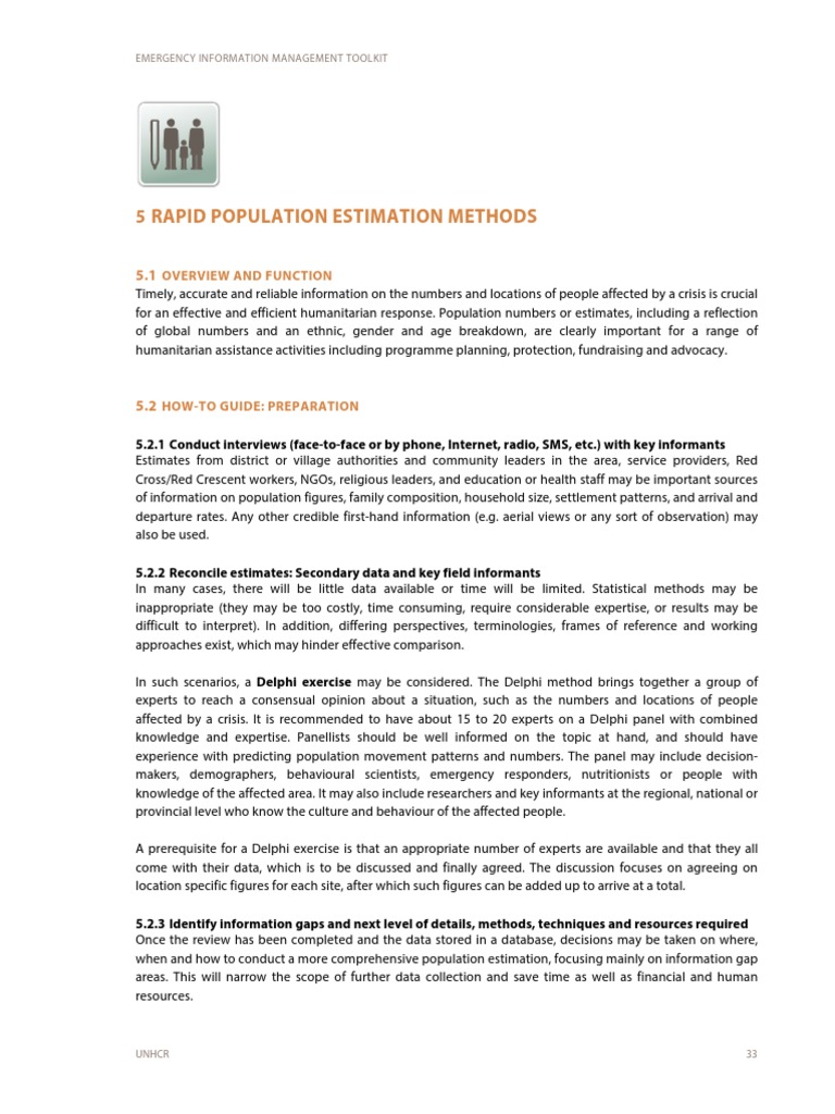 Rapid Population Estimation Methods PDF | PDF | Sampling (Statistics ...