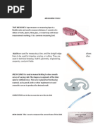 1.1 - Sewing Tools and Equipment | PDF | Sewing | Seam (Sewing)