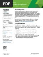 VMware VSphere ICM v6 0 Course Ouline | PDF | V Mware | Server (Computing)