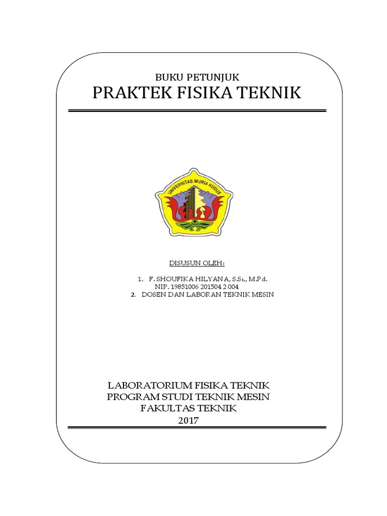 Modul Praktek Fisika Teknik | PDF | Seni | Teknologi & Rekayasa