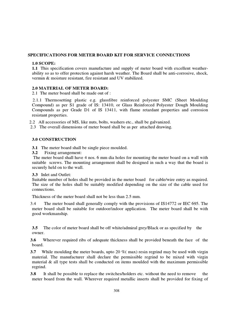 BPL Kit Specification | PDF | Screw | Wall