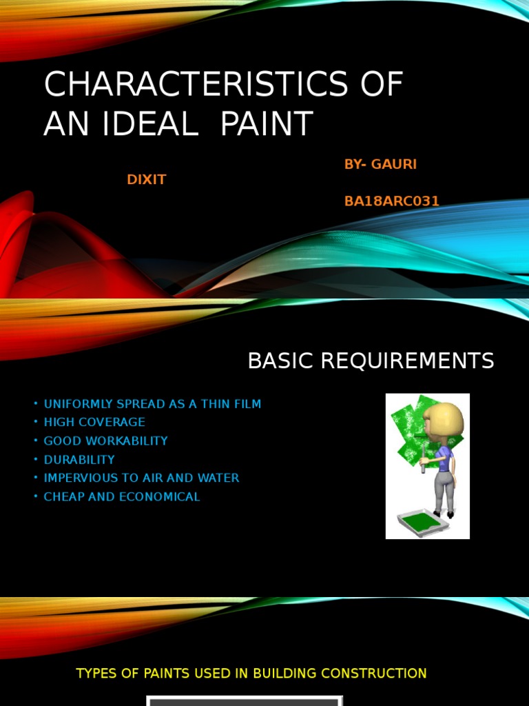 Characteristics of Ideal Paint | PDF