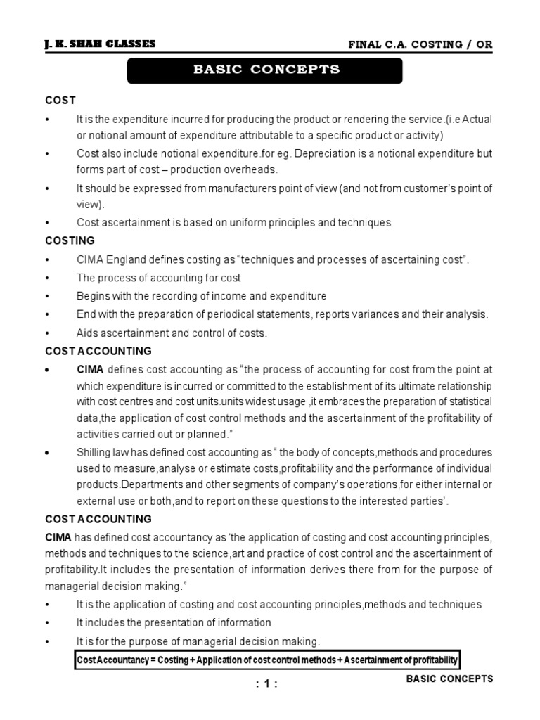 Costing Thory 2 PDF | PDF | Market (Economics) | Management Accounting