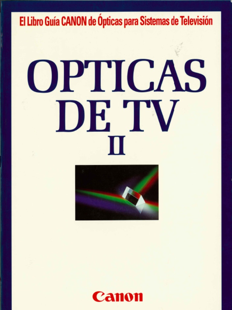 CANON Opticas de TV II PDF | PDF