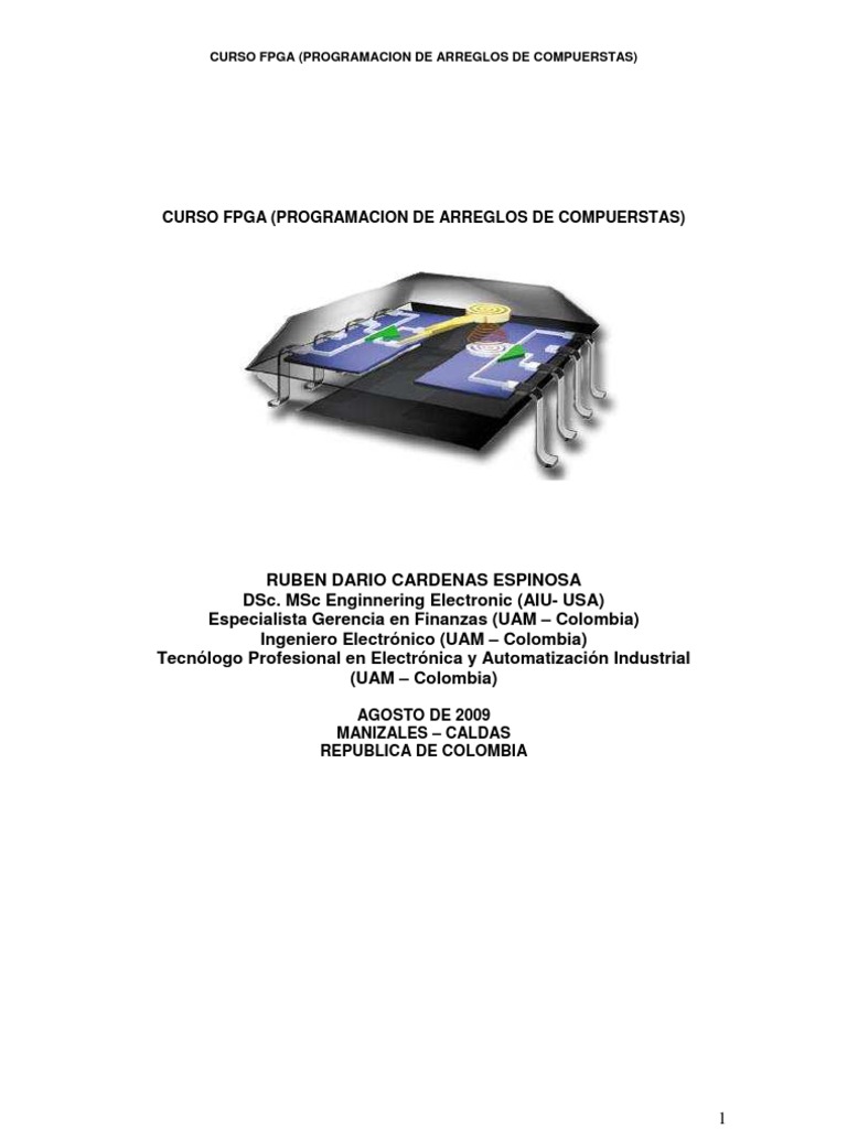 Curso Fpga Programacion Arreglos Compuertas | PDF | Arreglos de compuertas lógicas programables ...