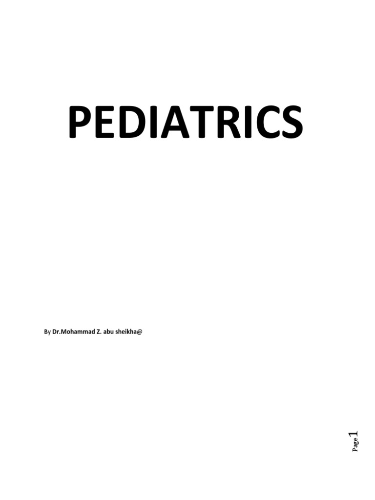 Pediatric | PDF | Genetic Disorder | Medicine