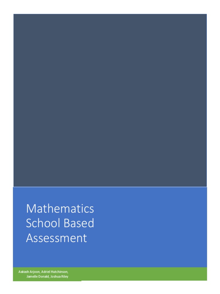 Math Sba | PDF | Area | Physical Quantities