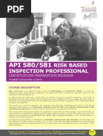 API RP 580 - Risk-Based Inspection PDF | PDF | Reliability Engineering ...