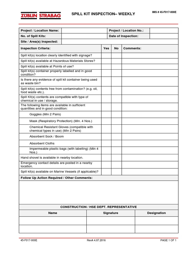 40-F030-120E Driver PreShift Inspection-Daily RevA | PDF | Technology ...