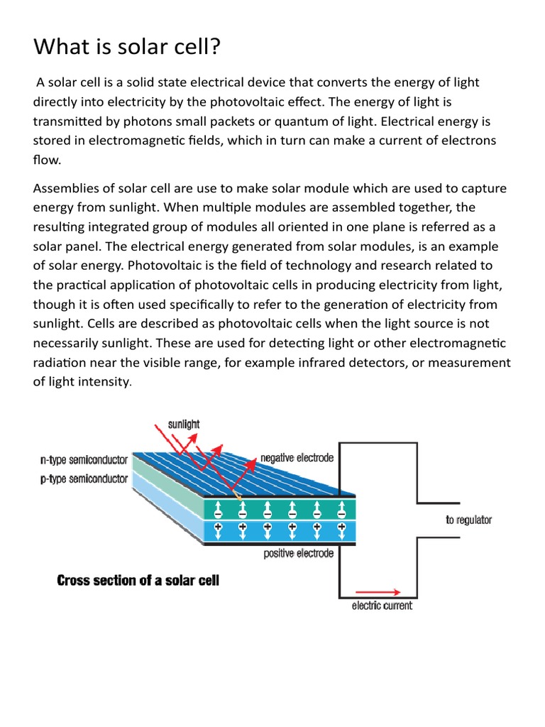 Solar Cell 1 | PDF