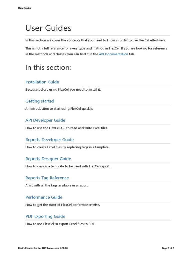 Flexcel Conceptual Docs Net Pdf Pdf Microsoft Excel Class Computer Programming