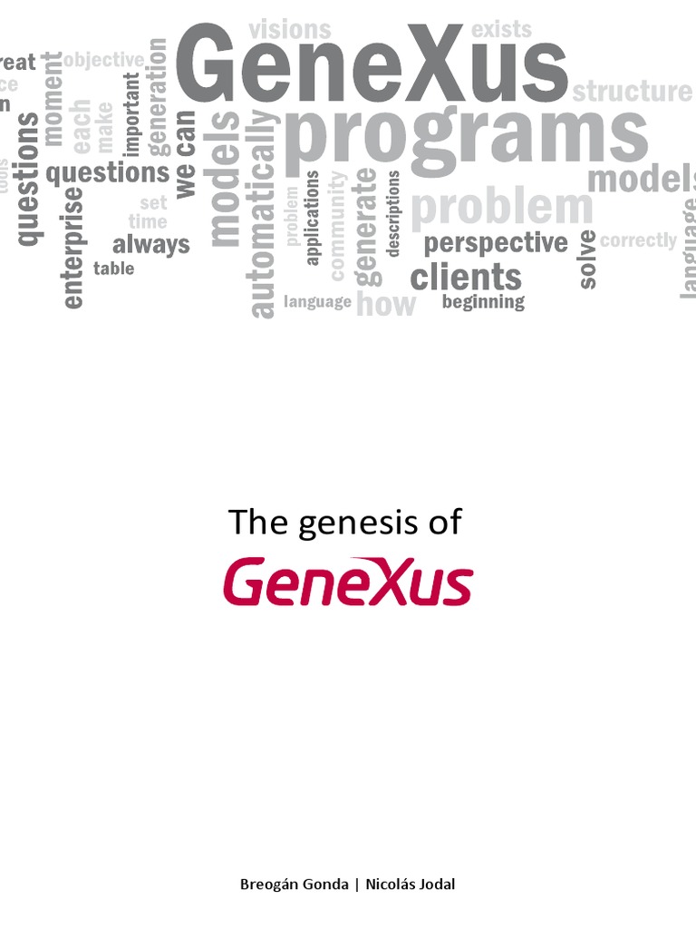 Genesis de Genexus | PDF | Perspective (Graphical) | Databases