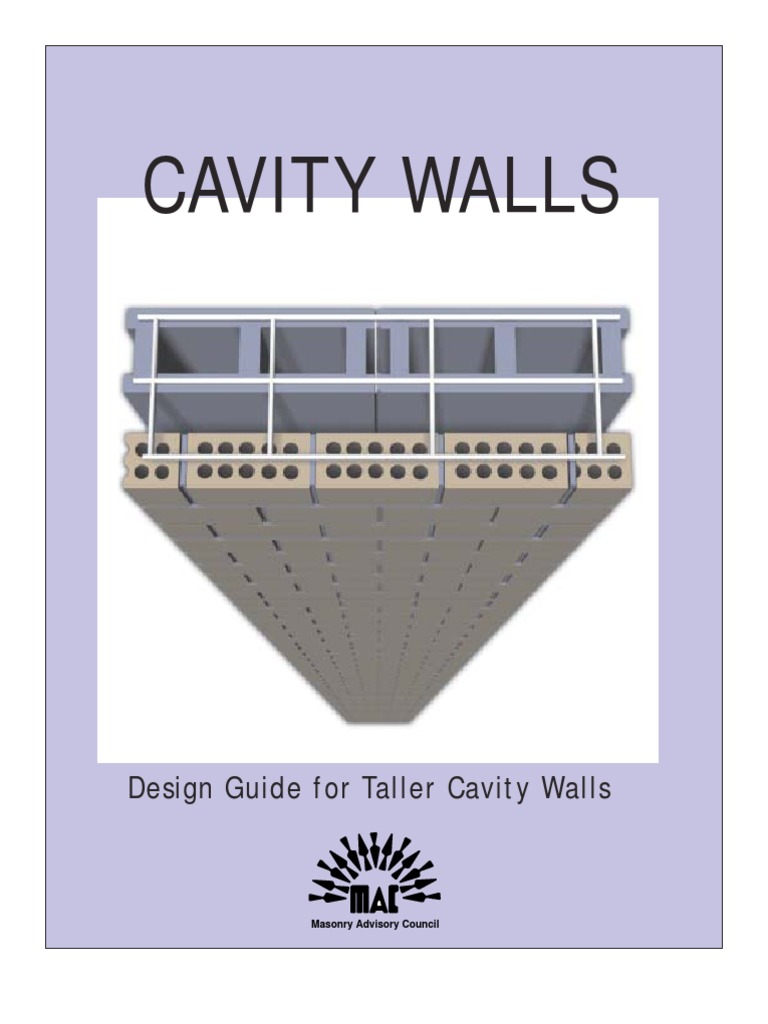 Cavity Walls | PDF | Masonry | Wall